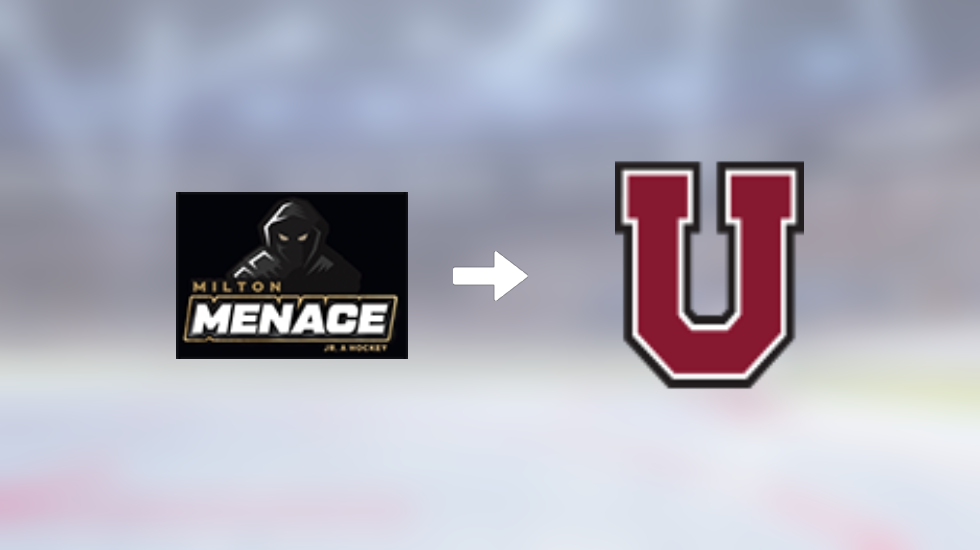 Former Milton Menace player set to play in the United States