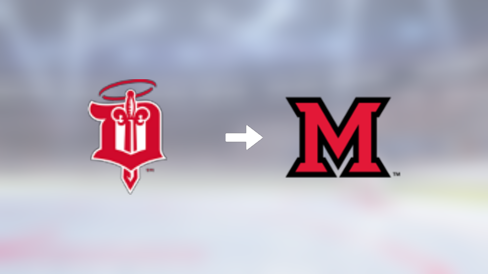 Defenseman Michael Feenstra set to play for Miami University (Ohio)