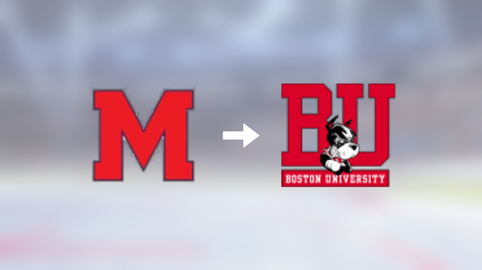 Callum Hughes now set to play for Boston University